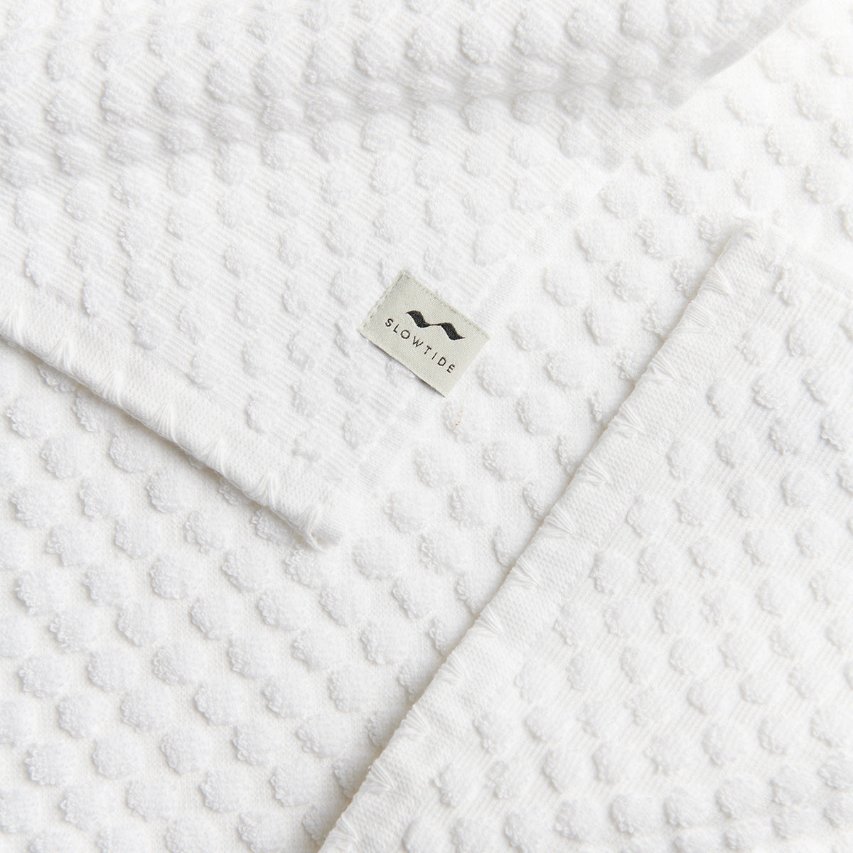 Clive Hand Towel - White – Slowtide Aus